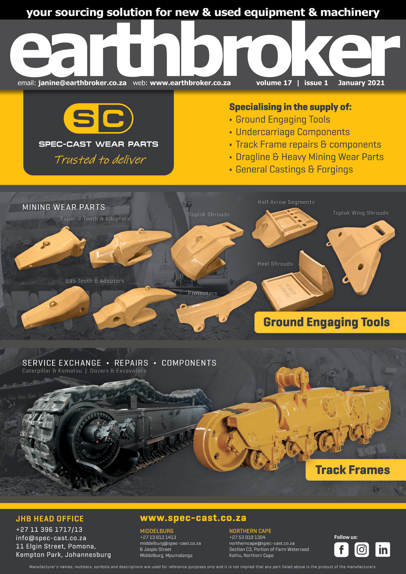 earthbroker - Digital Issue 1 January 2021 V17 - Page 1 - Created with Publitas.com