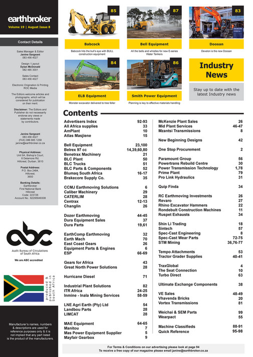earthbroker - Digital Issue 8 August 2023 V19 Earthbroker - Page 2-3 ... earthbroker - Digital Issue 8 August 2023 V19 Earthbroker - Page 2-3 ...