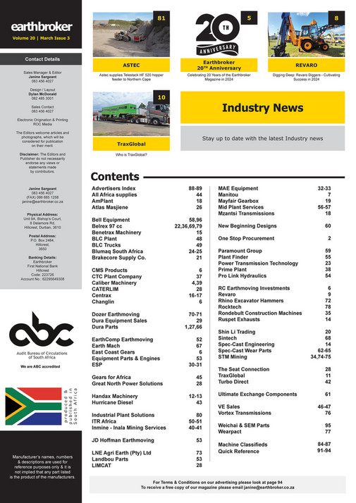 earthbroker - Digital Issue 3 March 2024 V20 Earthbroker - Page 2-3 - Created with Publitas.com