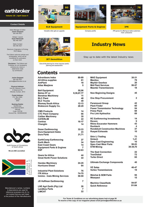 earthbroker - Digital Issue 4 April 2024 V20 Earthbroker - Page 2-3 - Created with Publitas.com