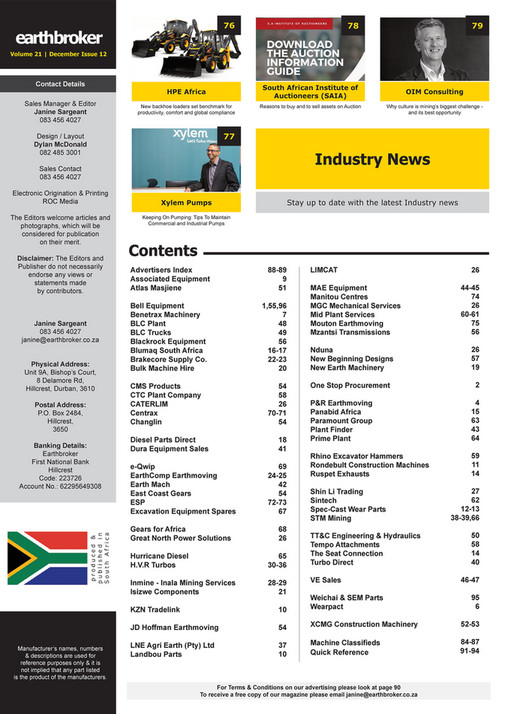 earthbroker - Digital Issue 12 December 2025 V21 Earthbroker - Page 4-5 ...