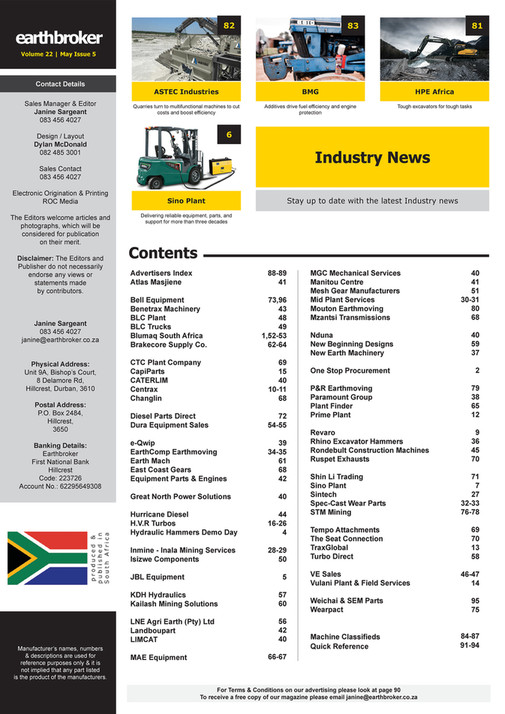earthbroker - Digital Issue 5 May 2026 V22 Earthbroker - Page 1 ...
