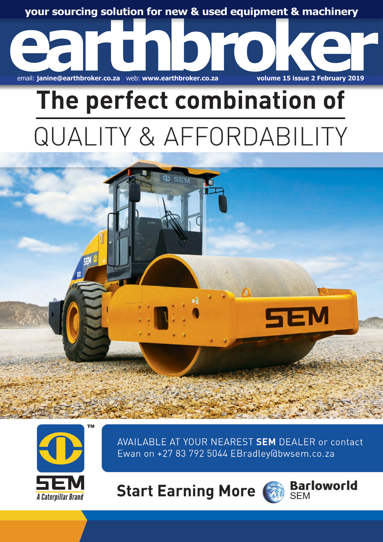 earthbroker - Digital Issue 2 February 2019 V15-1 - Page 1 - Created ... earthbroker - Digital Issue 2 February 2019 V15-1 - Page 1 - Created ...