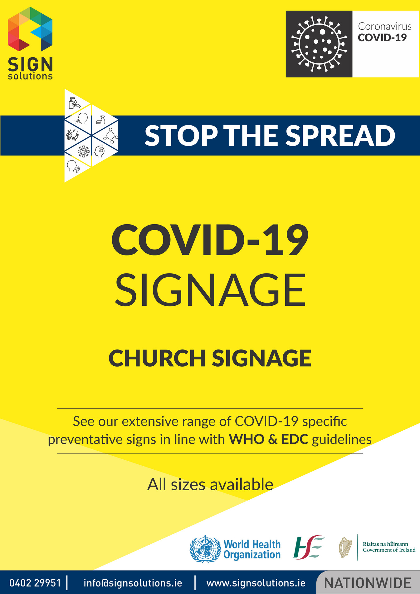 Sign Solutions - Coronavirus Brochure - Churches - Page 1 - Created ...