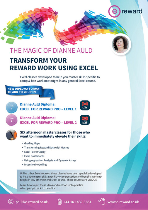E-reward | Dianne Auld Excel for Reward Training - Page 1