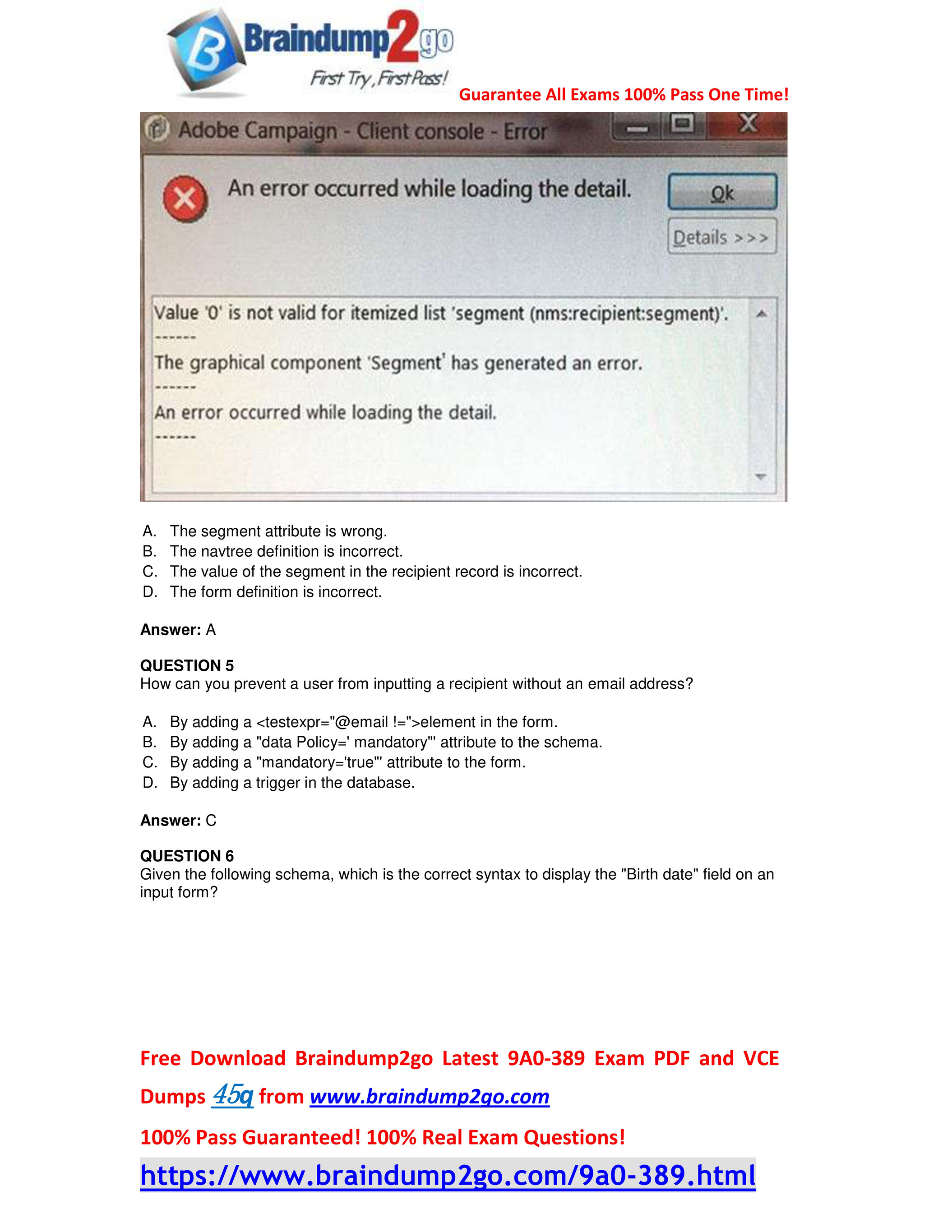 adobe campaign client console