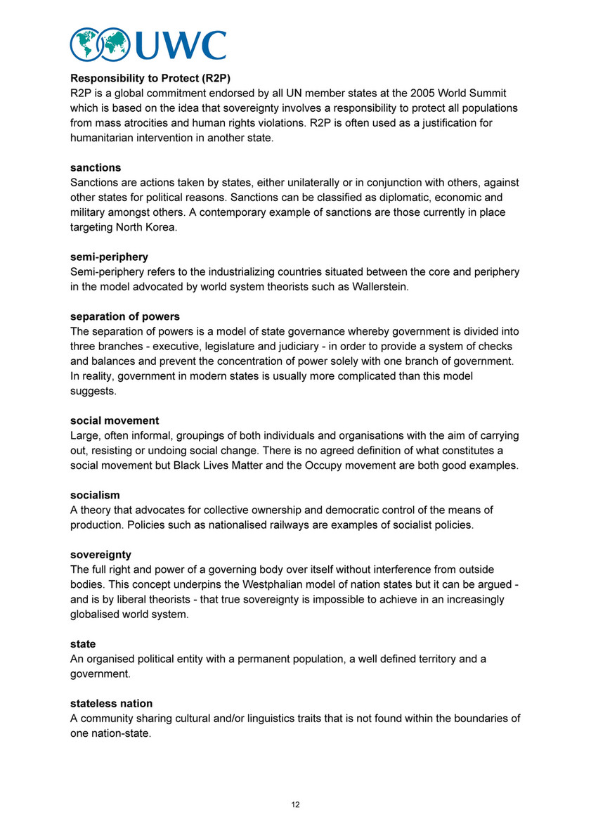Nation State Definition Examples