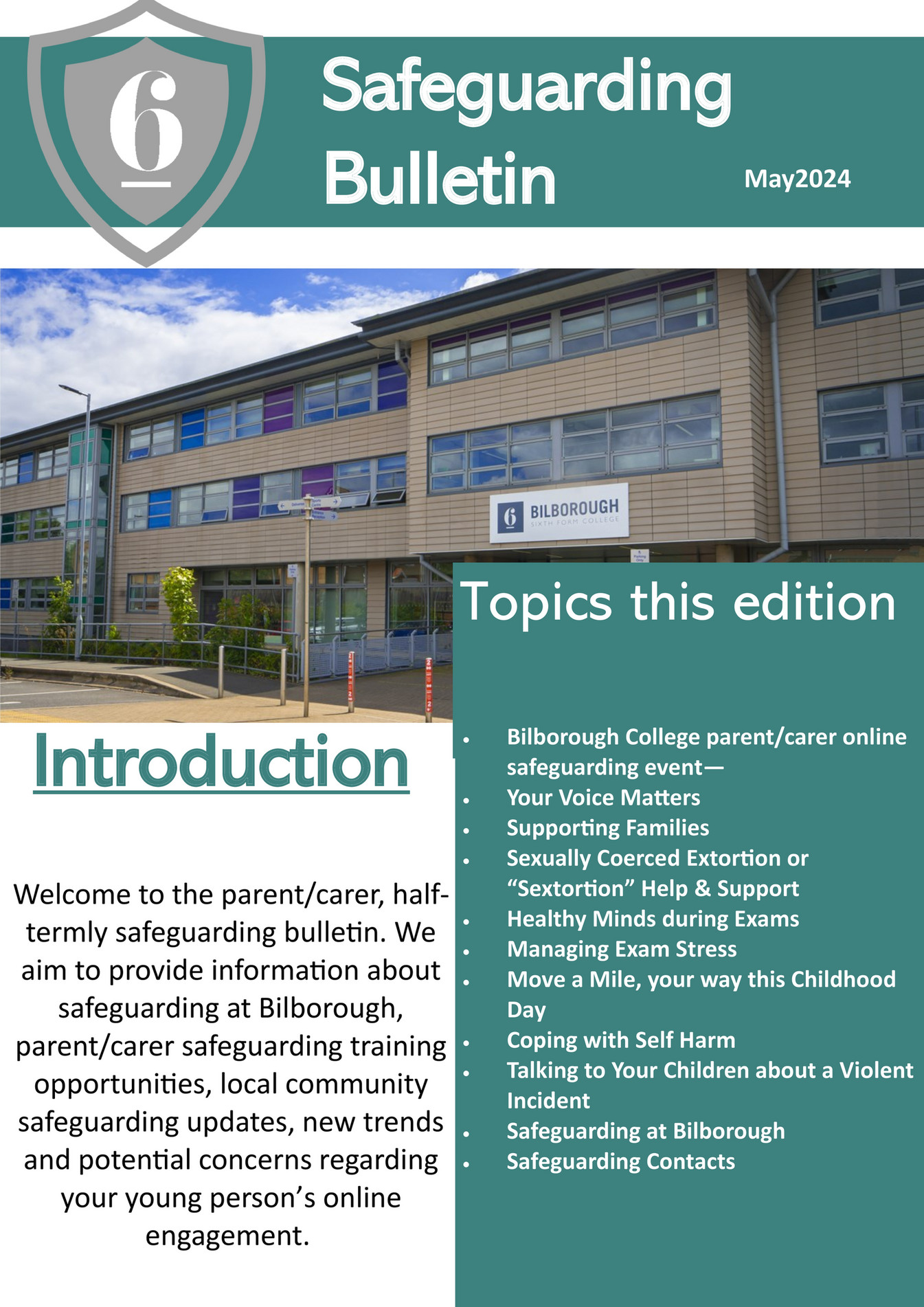 My publications - Safeguarding Bulletins_Parent Safeguarding Bulletin May 2024 - FINAL - Page 1 ...