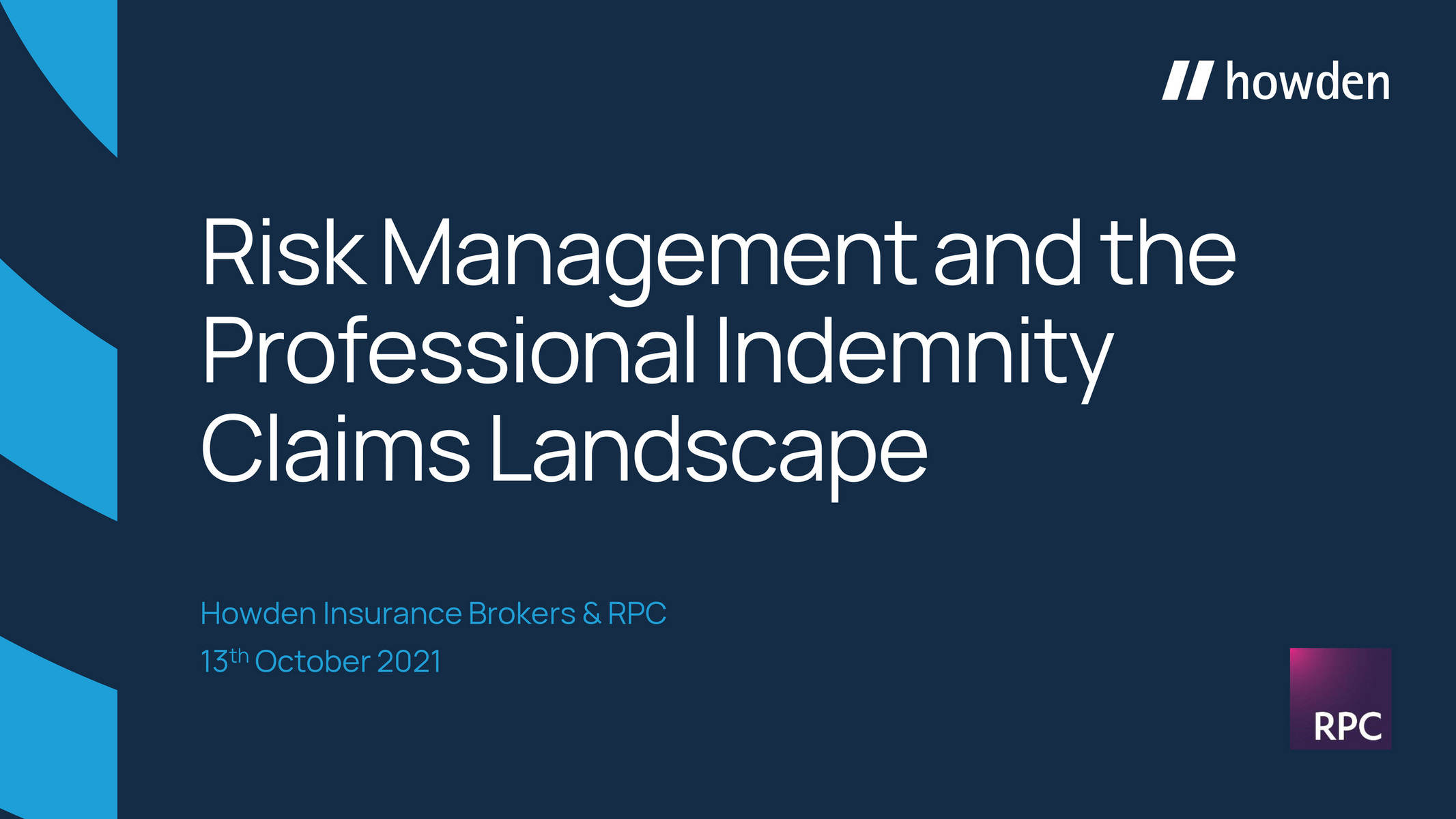 Howden Insurance Brokers Ltd - Risk Management and the Professional ...