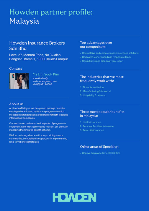 Howden Insurance Brokers Ltd - EB Partner profile - Malaysia - Page 1