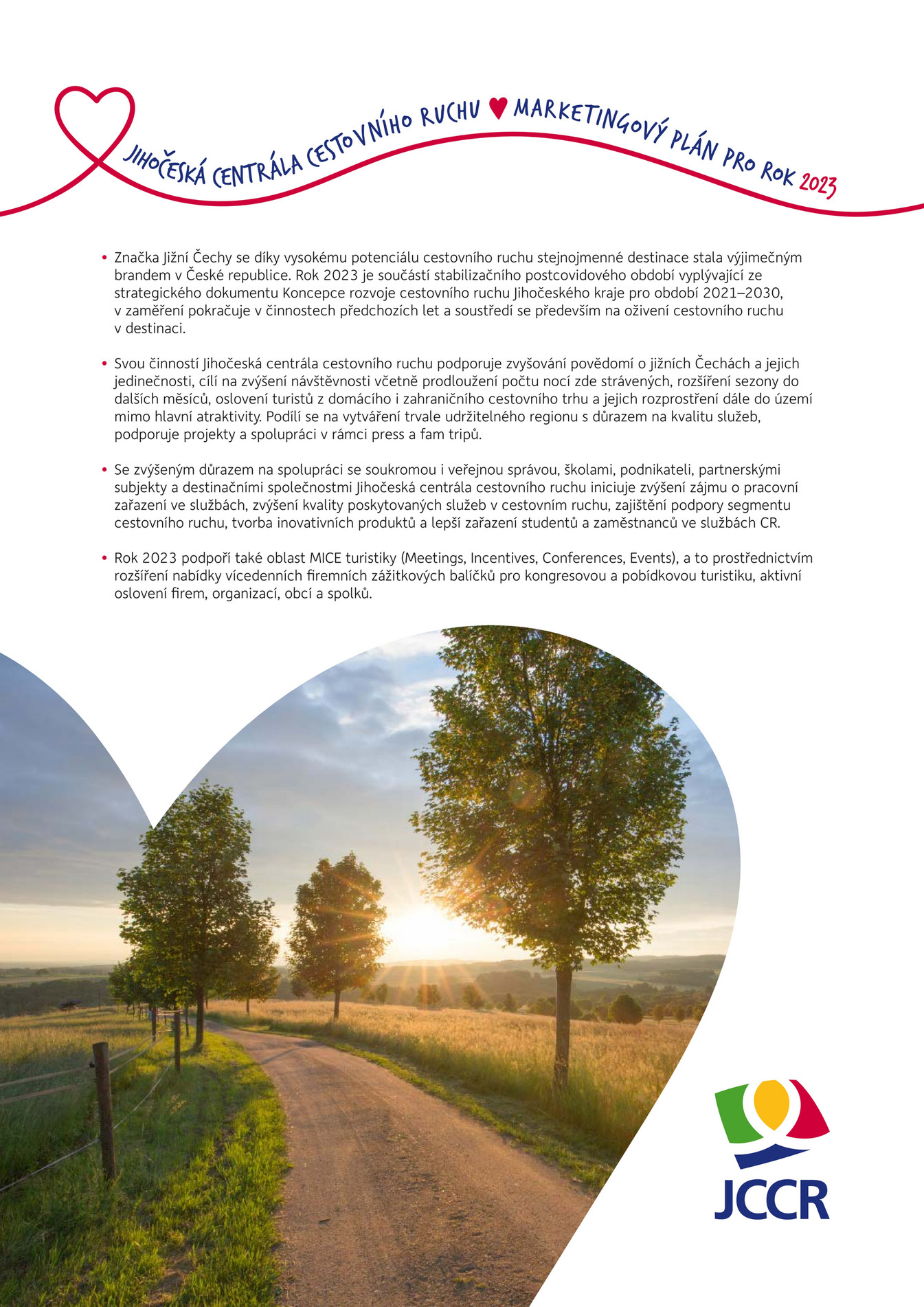 JCCR - Marketingový plán JCCR 2023 - Page 1