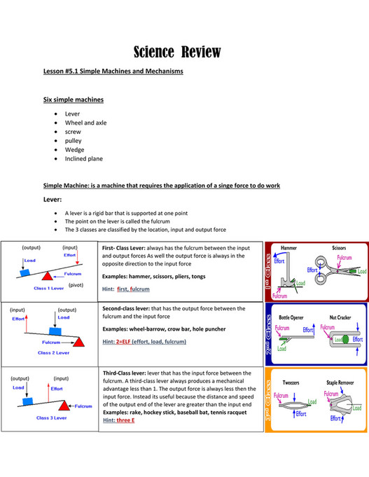 Science review - Science Review chapter5 and chapter6 - Page 1 ...