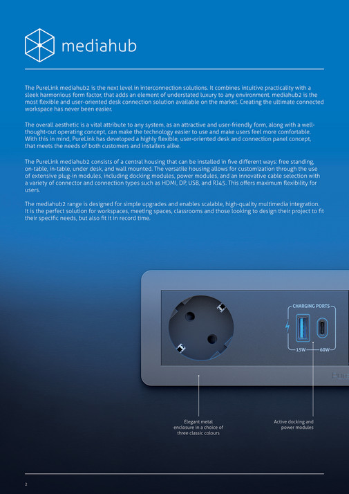 PureLink GmbH | mediahub2 – Workspace Connectivity - Page 2-3 - Created with Publitas.com