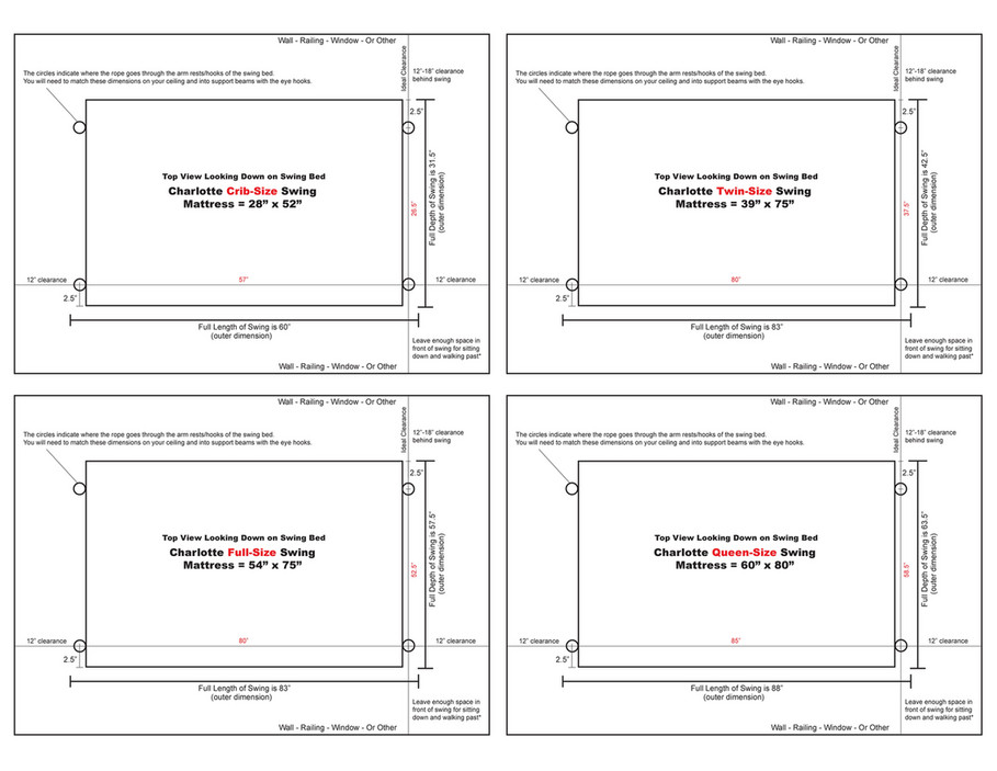 Lowcountry Swing Beds - Charlotte Spacing Diagram 2019 - Page 1 ...