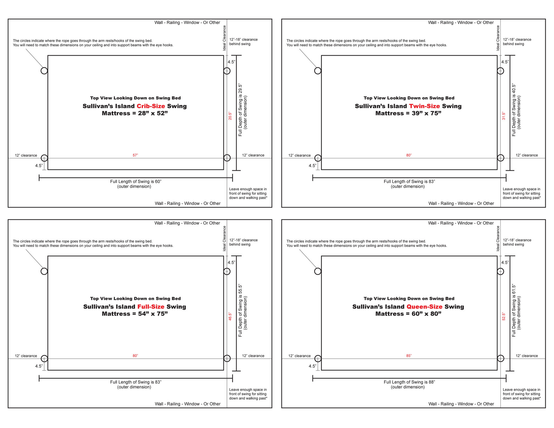 Lowcountry Swing Beds - SI Spacing Diagram 2019 - Page 1 - Created with ...