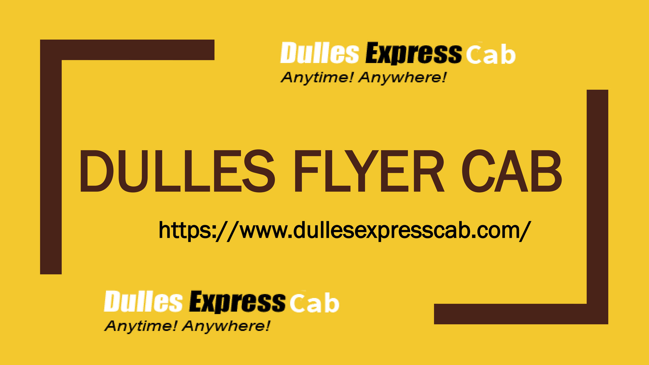 Dulles Express Cab - Dulles Flyer Cab - Page 1 - Created with Publitas.com