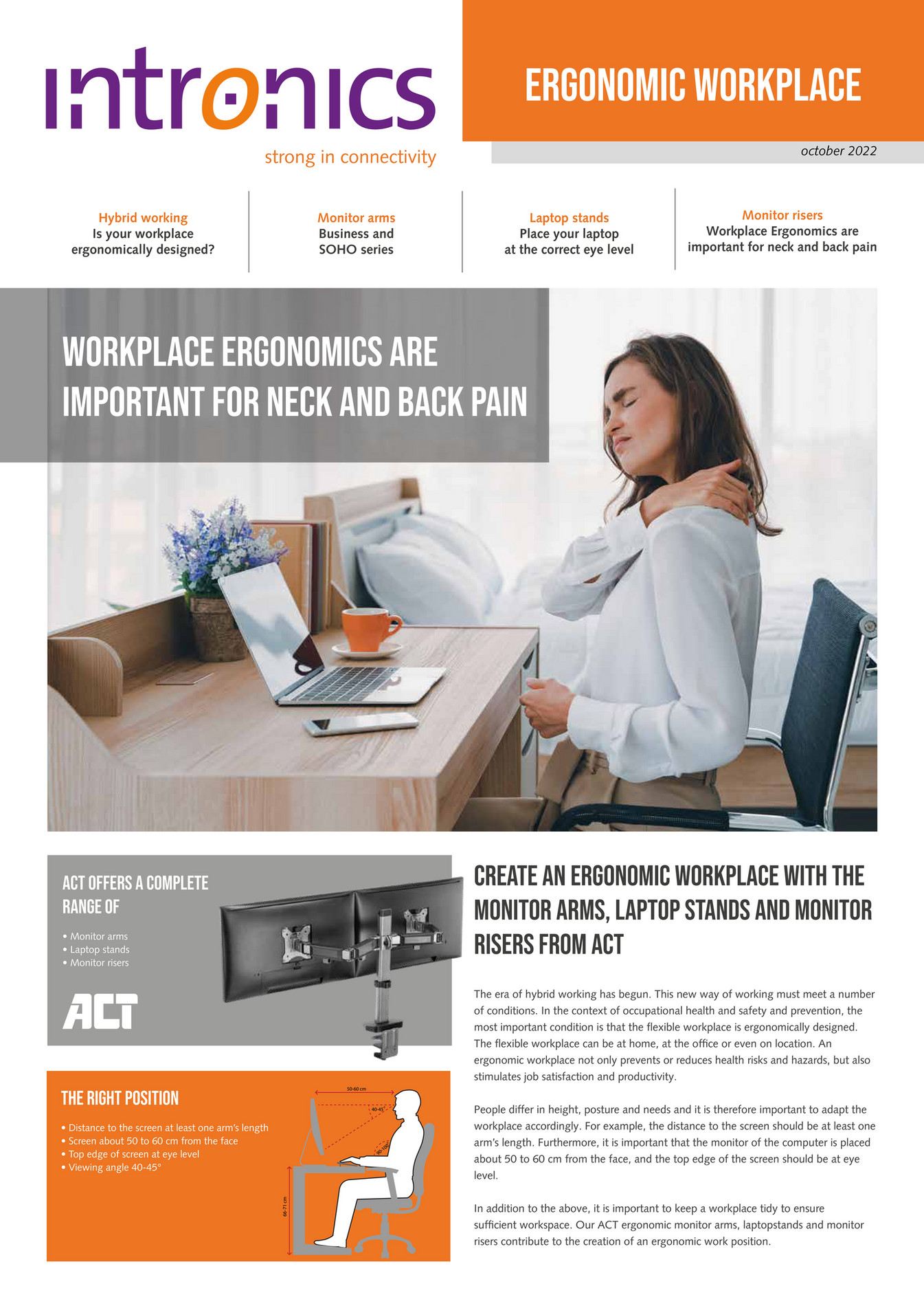 Intronics - Intronics Update Ergonomische Werkplek 2022 BE-EN - Pagina 1