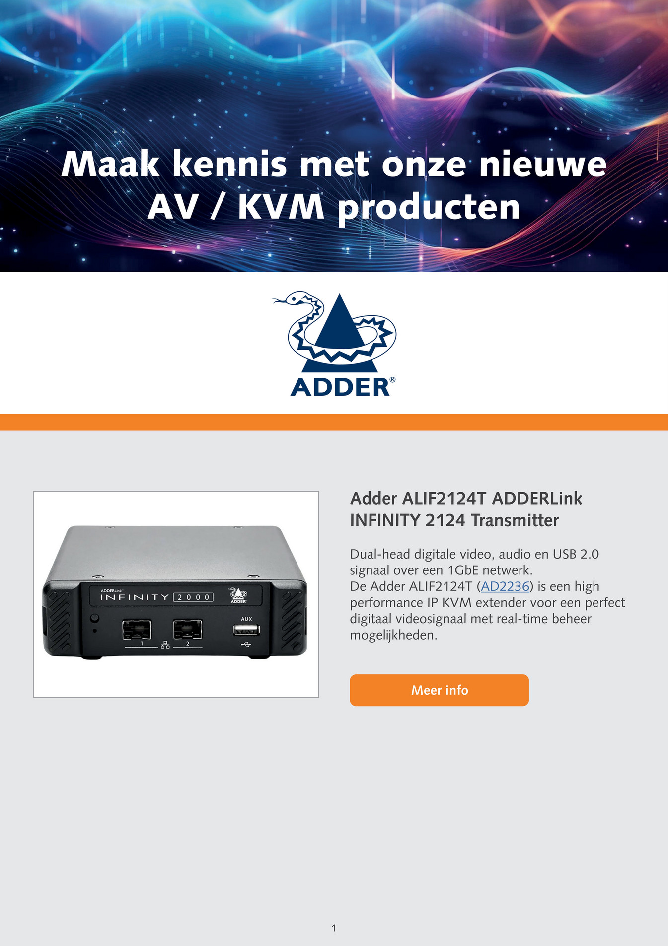 Intronics - Nieuwste AV / KVM producten april 2024 BE - Pagina 2