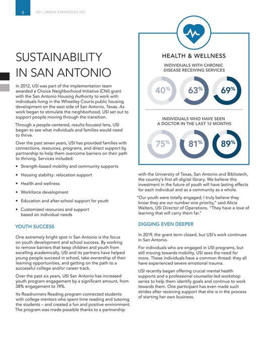 Urban Strategies Inc. - 2019 USI Impact Report: the Path to Thrive ...