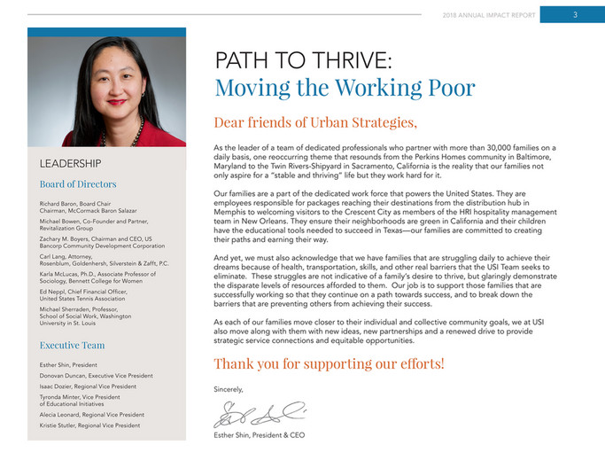 Urban Strategies Inc. - 2018 USI National Impact Report | Path to ...