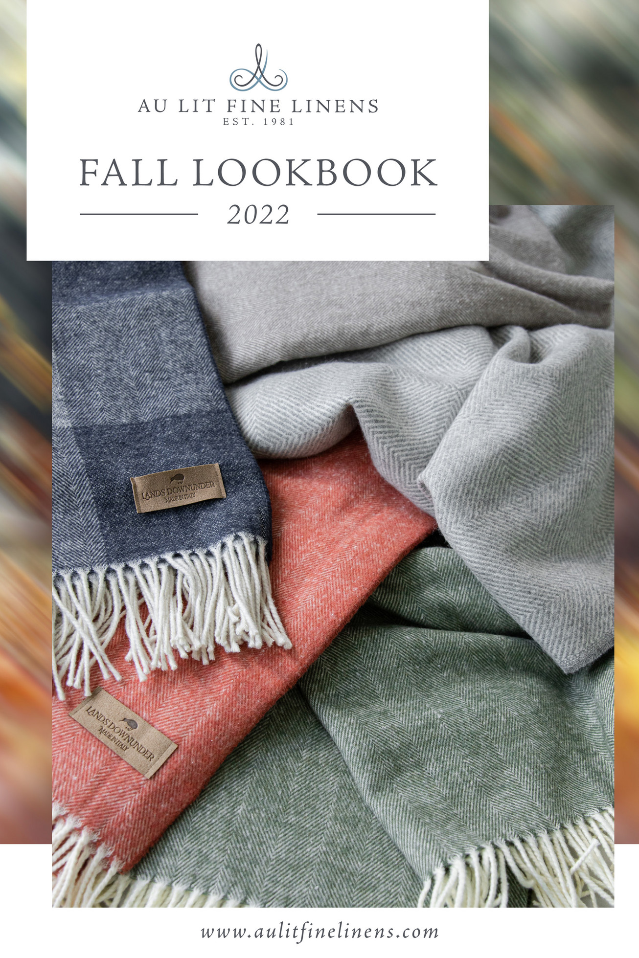 Au Lit Fine Linens - Fall Lookbook 2022 - Page 1 - Created with ...