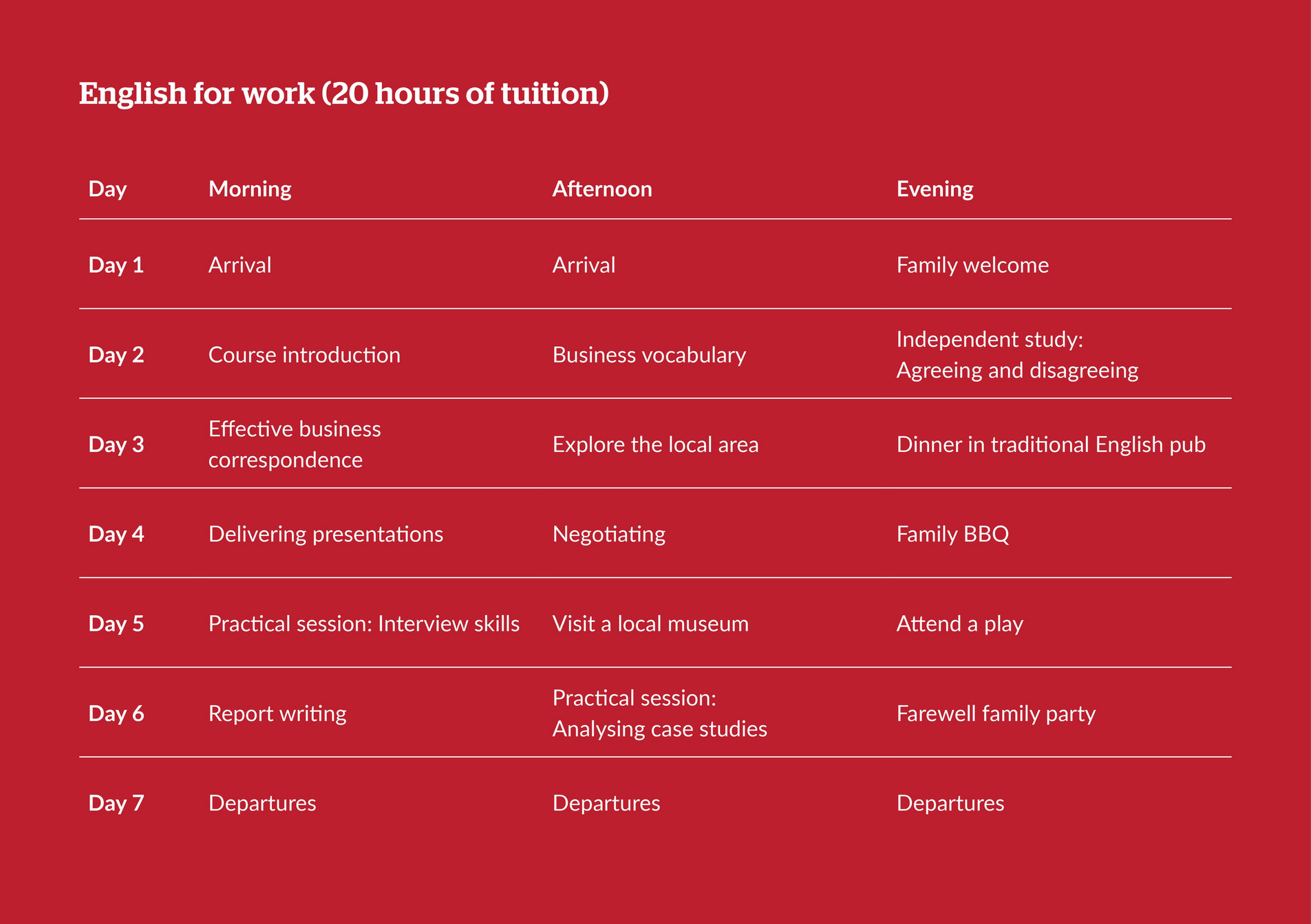 Oxford International Education Group - Homelingua Sample Timetable ...