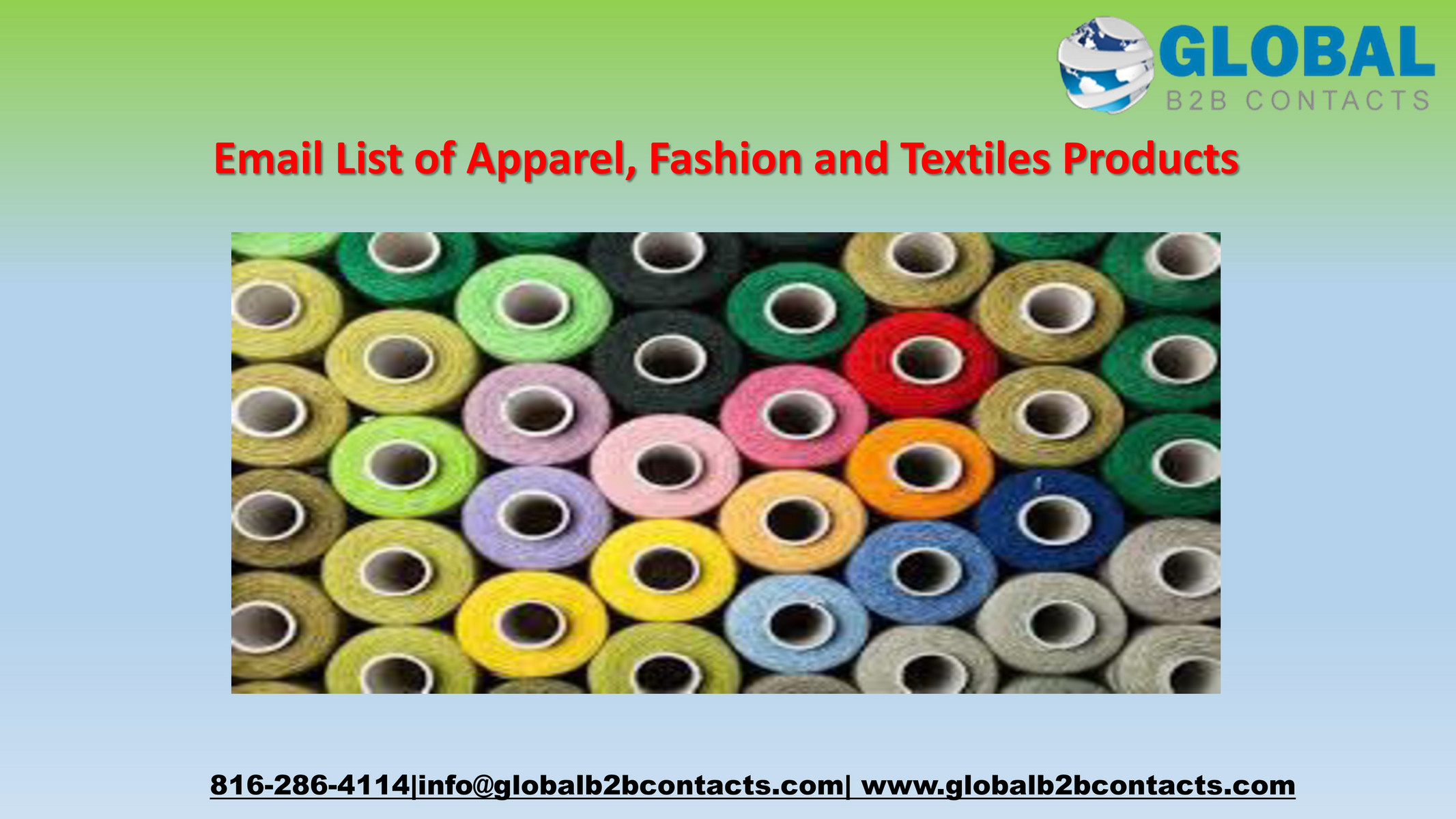 Globalb2bcontacts - Email List of Apparel, Fashion and Textiles ...