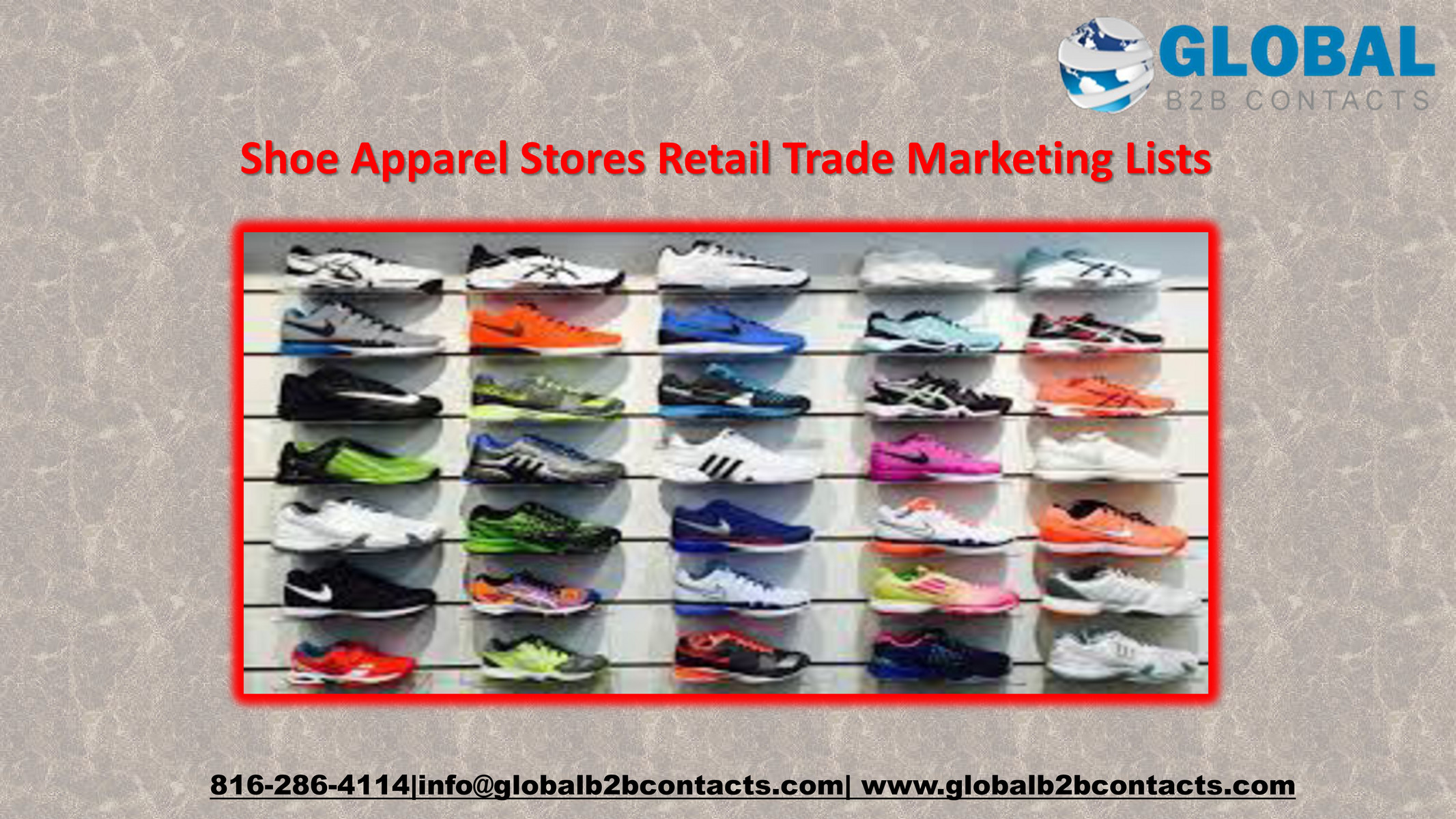 Globalb2bcontacts - Shoe Apparel Stores Retail Trade Marketing Lists ...