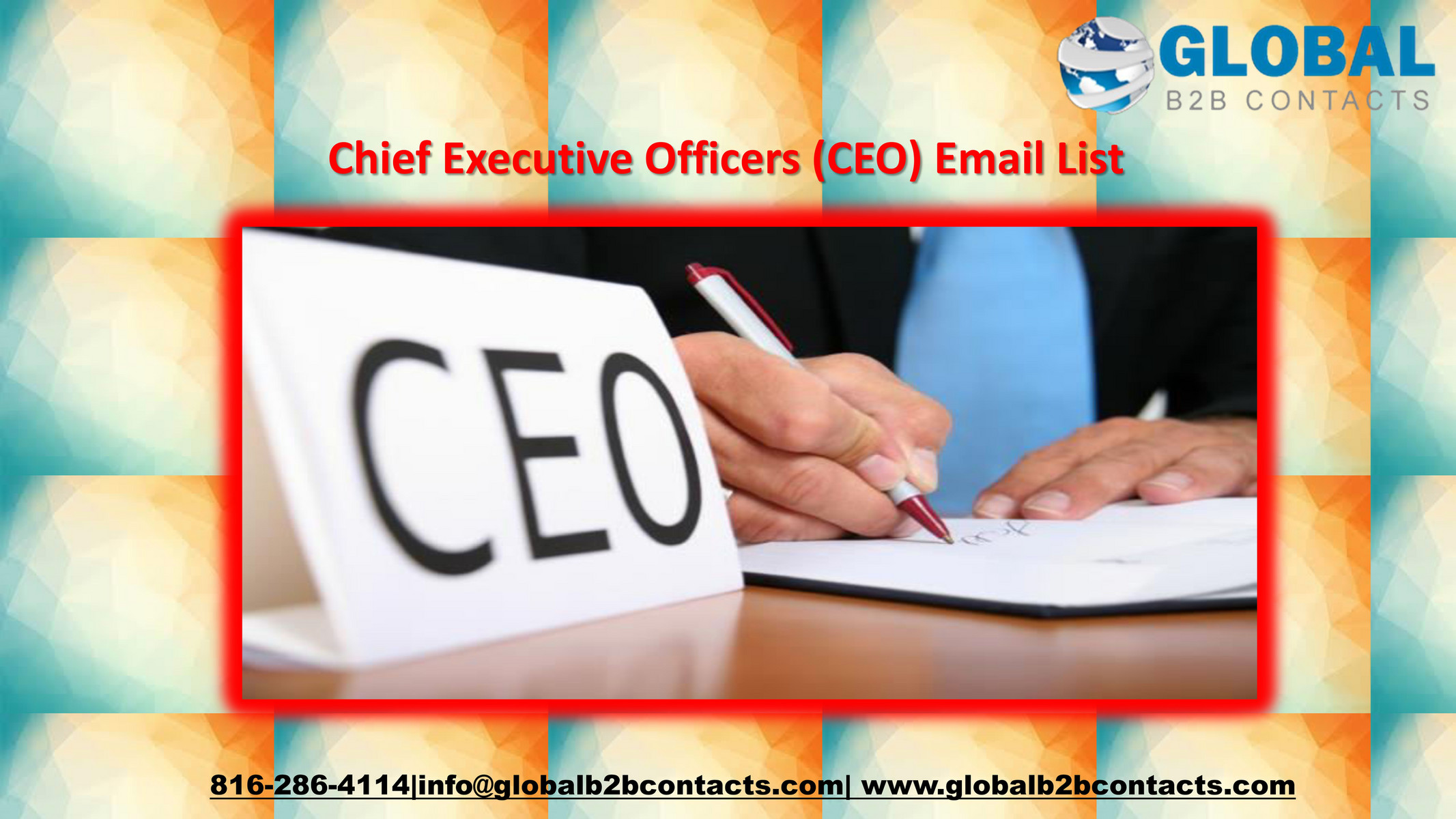 Globalb2bcontacts - Chief Executive Officers (CEO) Email List - Page 1 ...