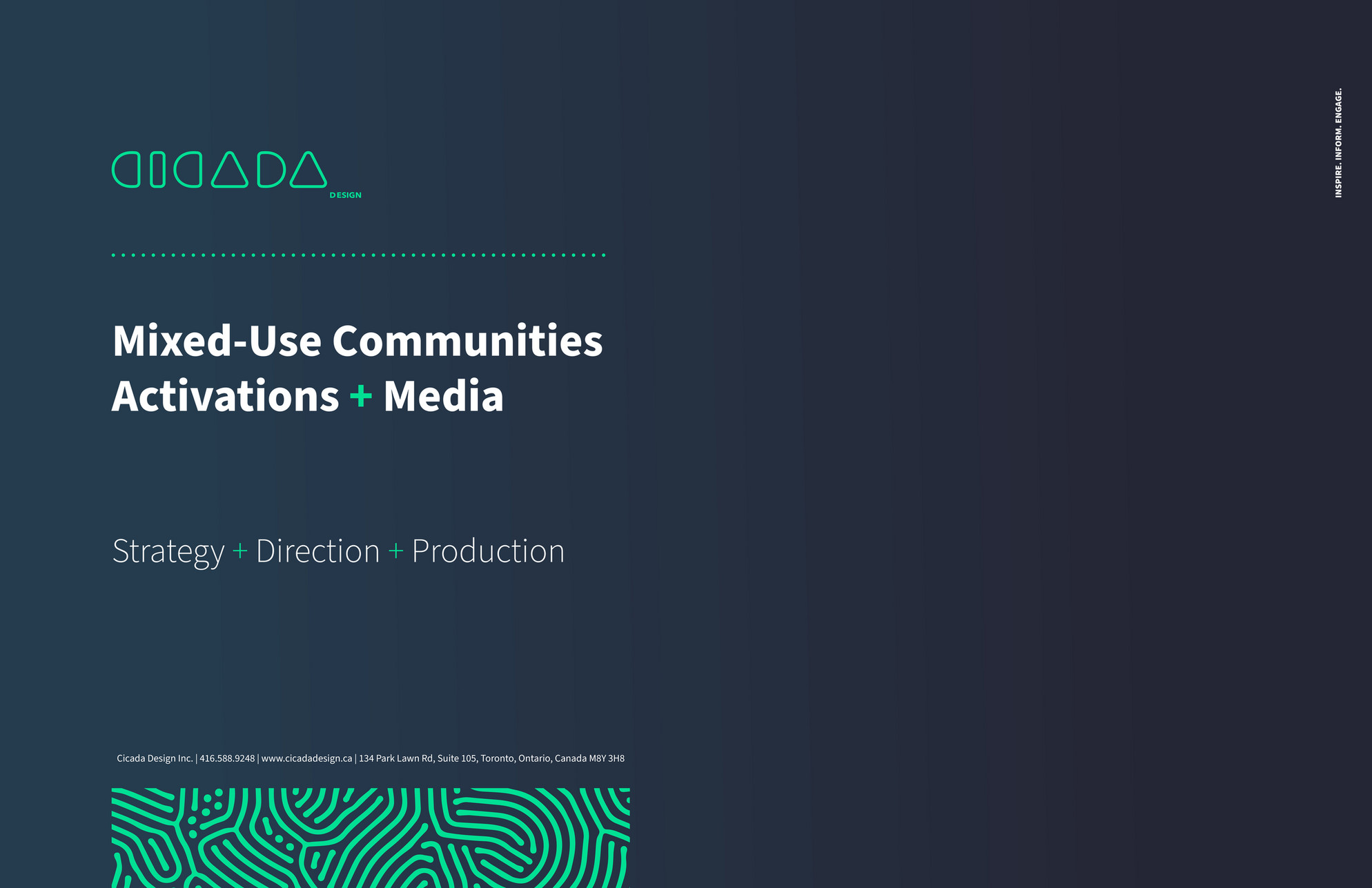 Cicada Design Inc. - CicadaDesign_CommunityActivationMedia - Page 1 ...