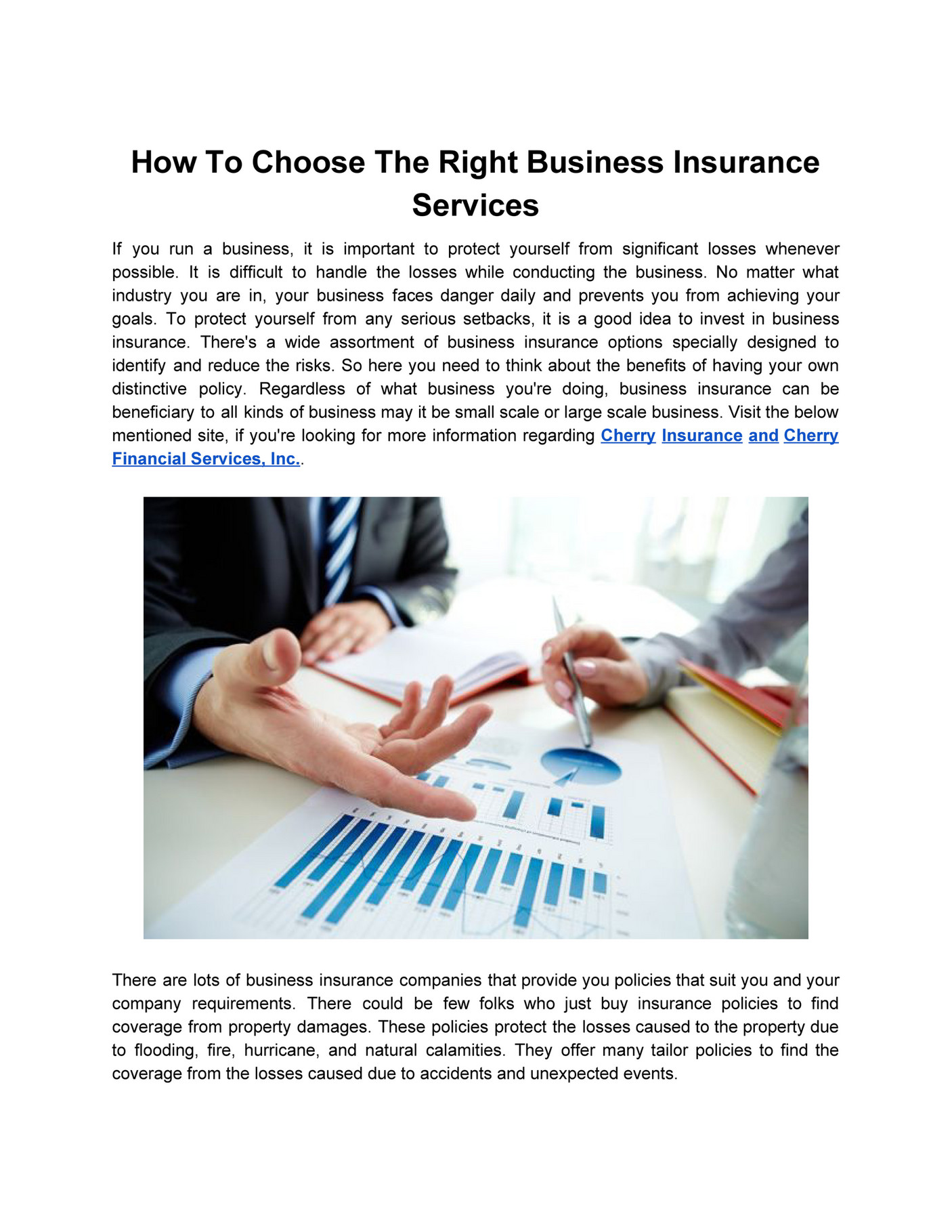Insurance - How To Choose The Right Business Insurance Services - Page ...