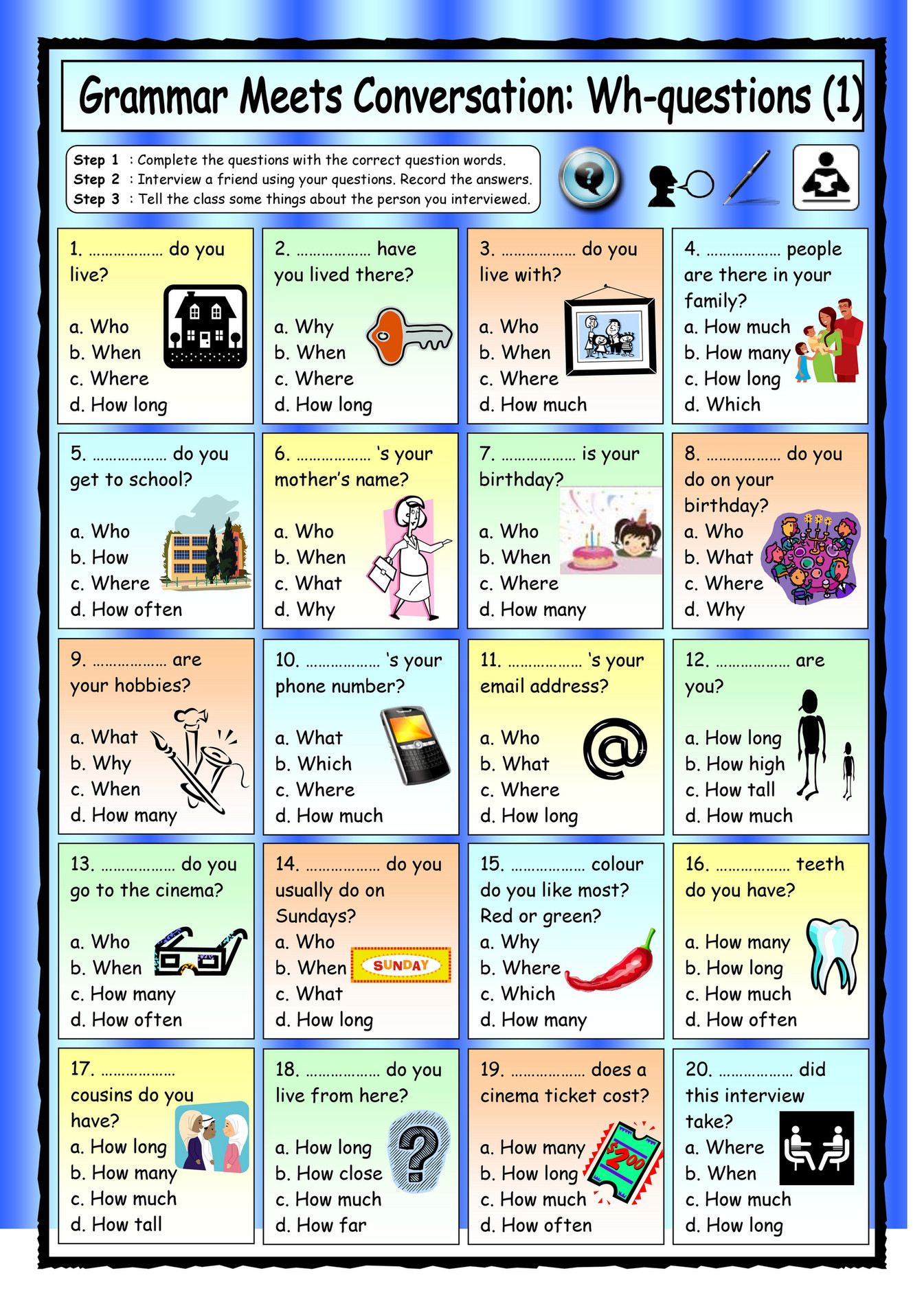Lainic International Ltd Grammar Meets Conversation Whquestions 1
