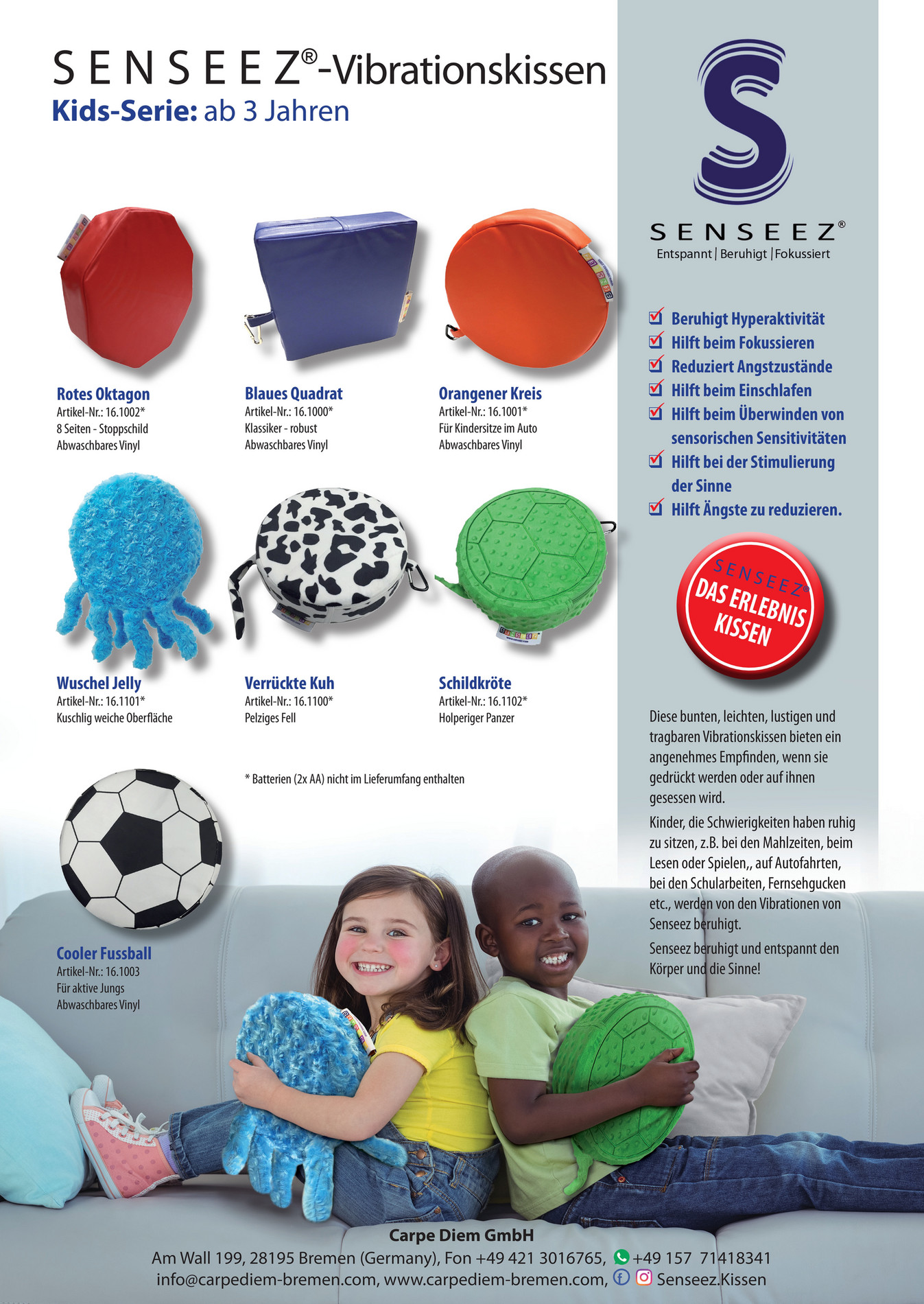 Senseez - Senseez Produktbroschüre - Seite 1 - Created with Publitas.com