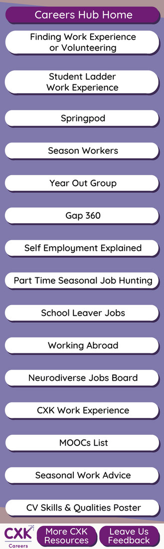 CXK - CXK Careers: Work Experience & Gap Years - Page 1 - Created with ...