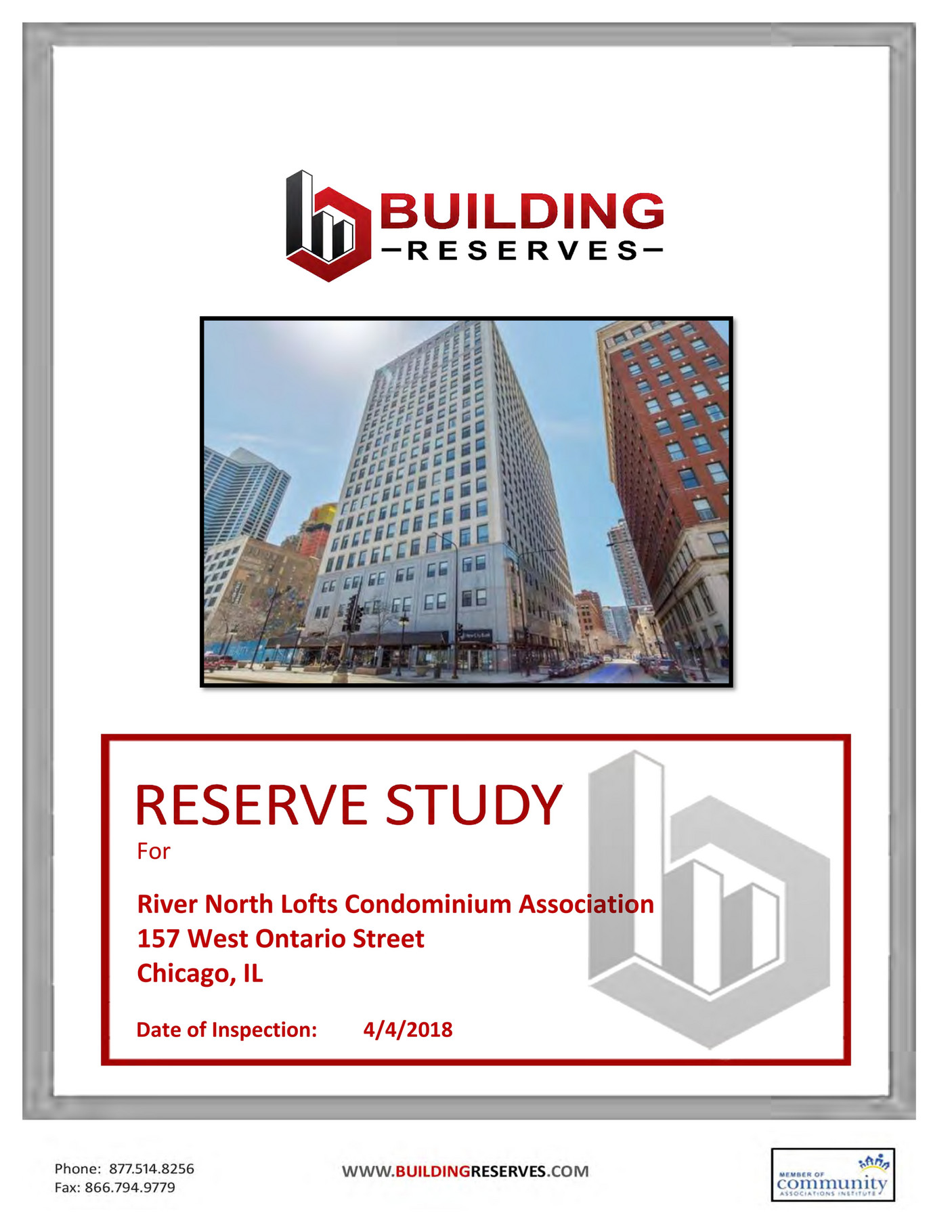 Building Reserves, Inc. - Sample Reserve Study - Chicago Highrise ...