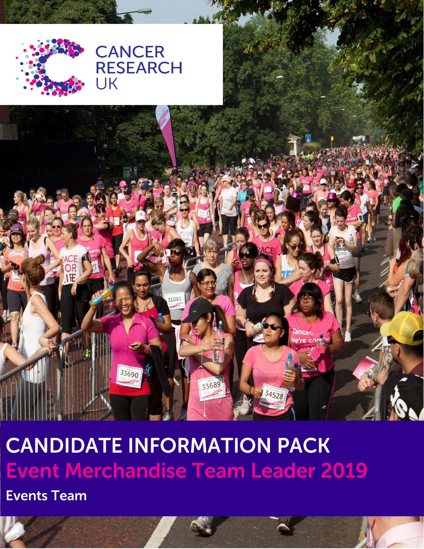 Cancer Research UK - Candidate Pack - Event Merchandise Team Leader ...
