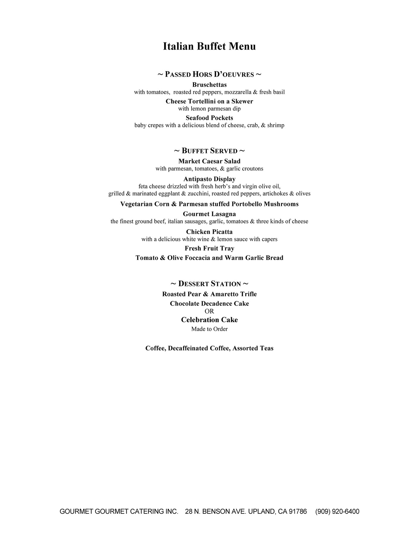 My publications - Italian-Buffet - Page 1 - Created with Publitas.com