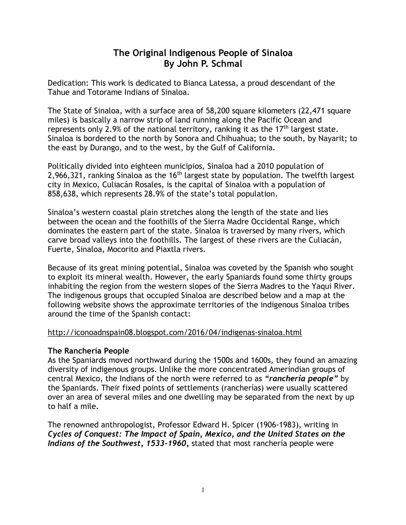 SHHAR - The Original Indigenous People of Sinaloa - Page 1 - Created ...