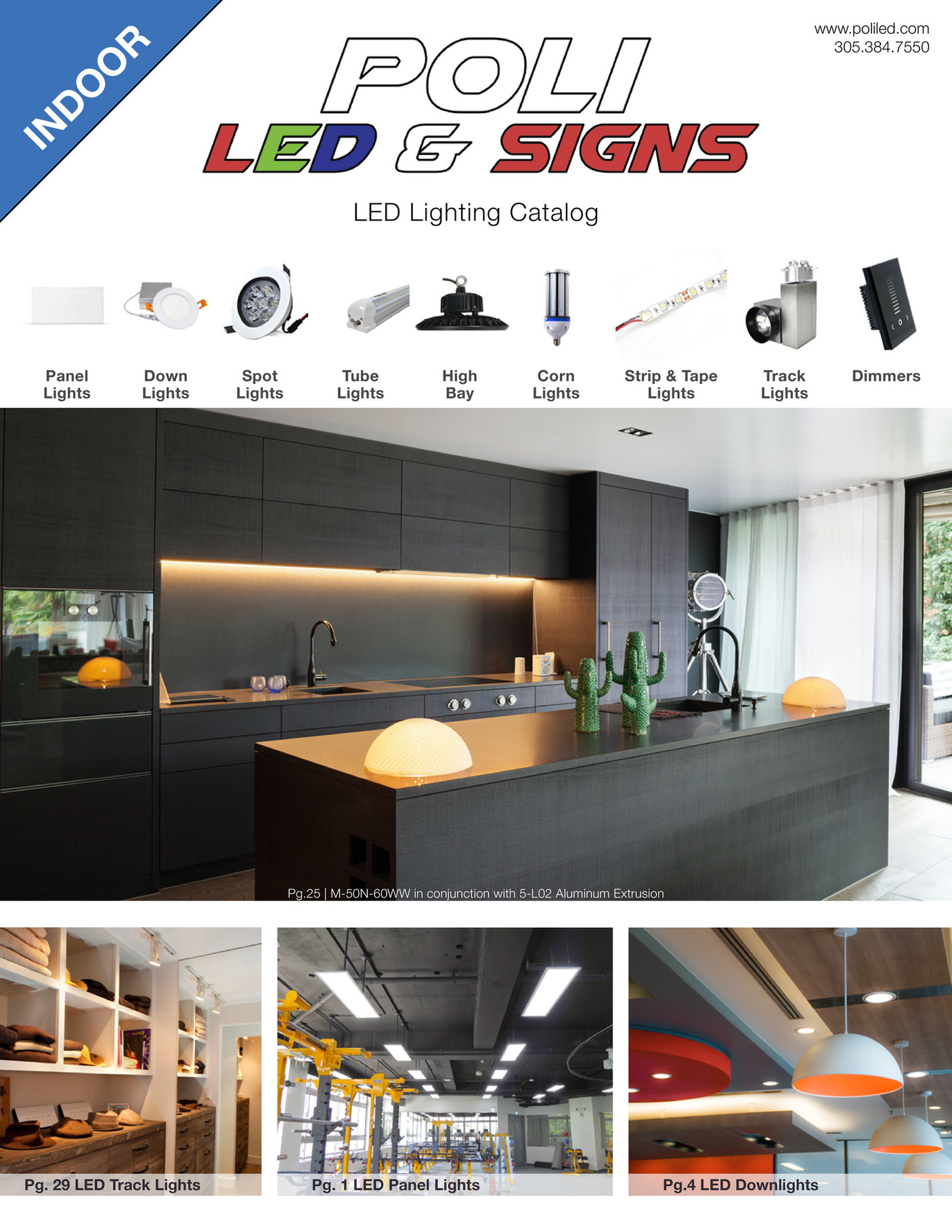 Poli LED - Indoor Lighting Catalog 2019 Online File - Page 4-5 ...