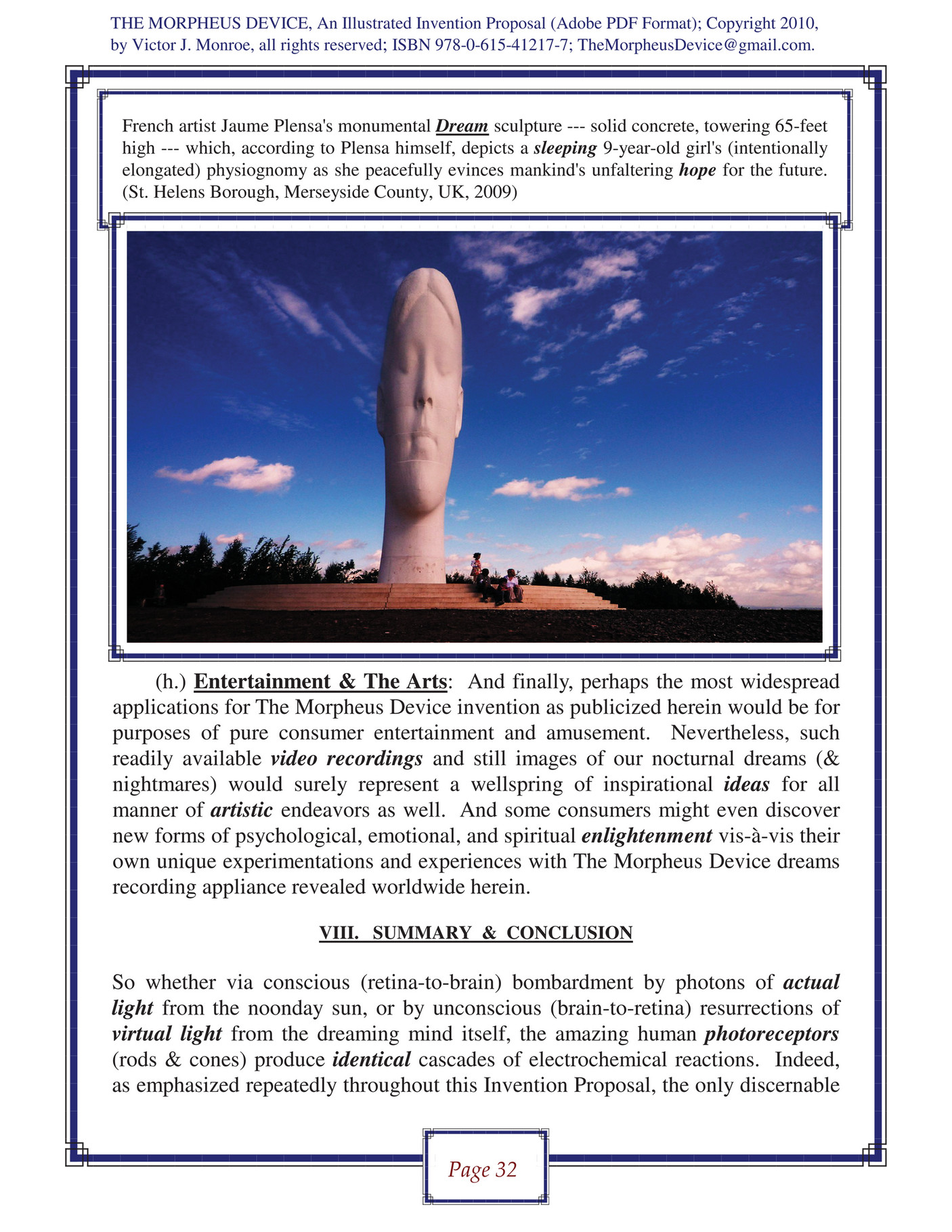 DREAM RECORDING MACHINE - (Pg. 32 of 37) ''THE MORPHEUS DEVICE'' - A ...