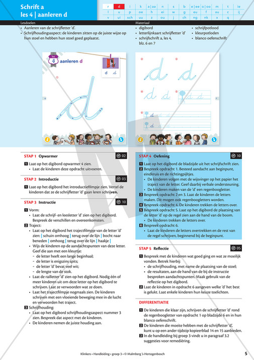 Malmberg - Klinkers Lesbeschrijvingen Groep 3a les 1-10 en 29-30 ...