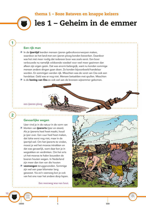 Malmberg - Argus Clou geschiedenis Lesboek Groep 7 thema 1 - Pagina 14-15 Malmberg - Argus Clou geschiedenis Lesboek Groep 7 thema 1 - Pagina 14-15