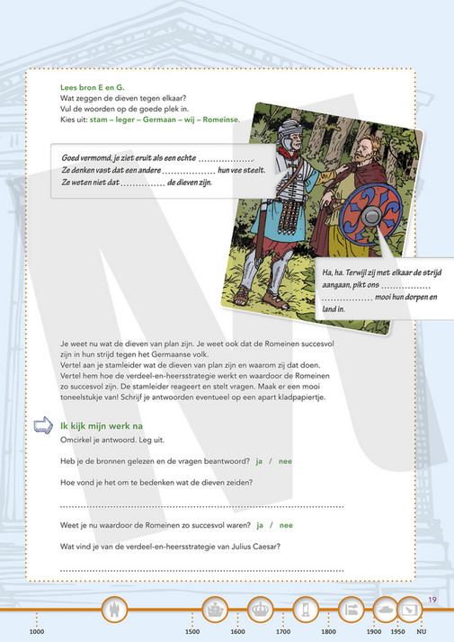Malmberg - Argus Clou geschiedenis Werkboek Groep 7 thema 1 - Pagina 20-21 Malmberg - Argus Clou geschiedenis Werkboek Groep 7 thema 1 - Pagina 20-21
