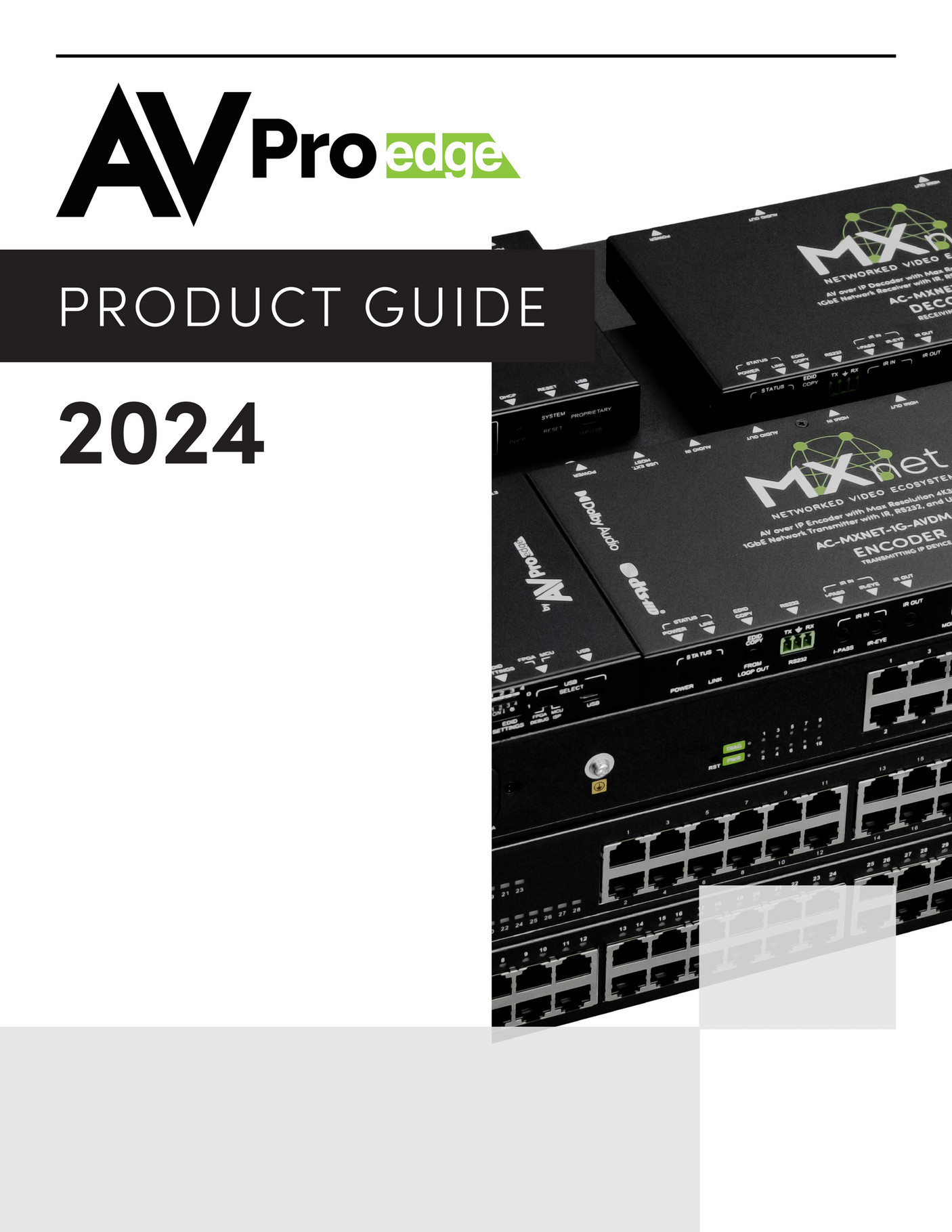 AVPro - For Review - Q2 2024 AVPro Product Guide Single Spread - Page 1 - Created with Publitas.com