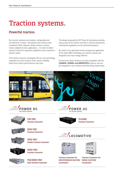 CAF Power & Automation - CAF Power & Automation Catalogue - Page 4-5 ...