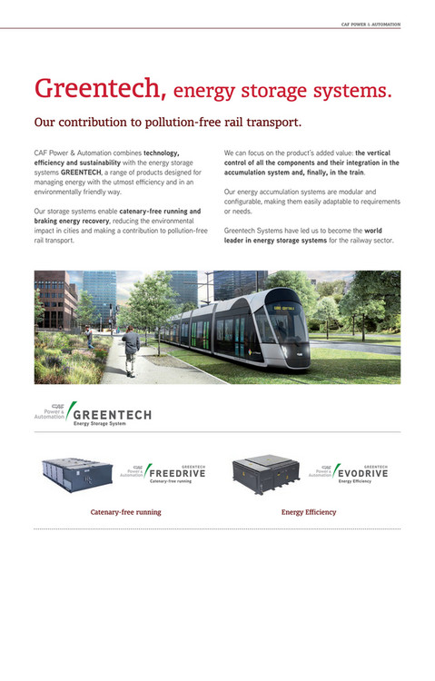 CAF Power & Automation - CAF Power & Automation Catalogue - Page 4-5 ...
