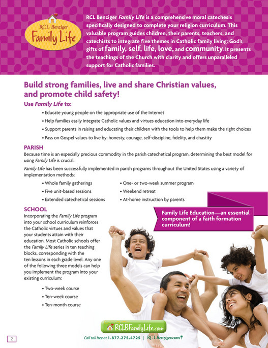 RCL Benziger - Family Life Sampler - Page 2-3 - Created with Publitas.com