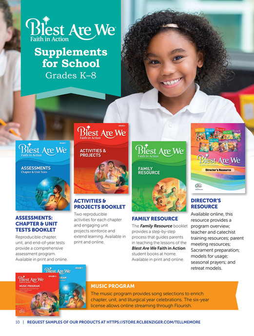 RCL Benziger - Blest Are We Faith in Action Product Brochure - School ...