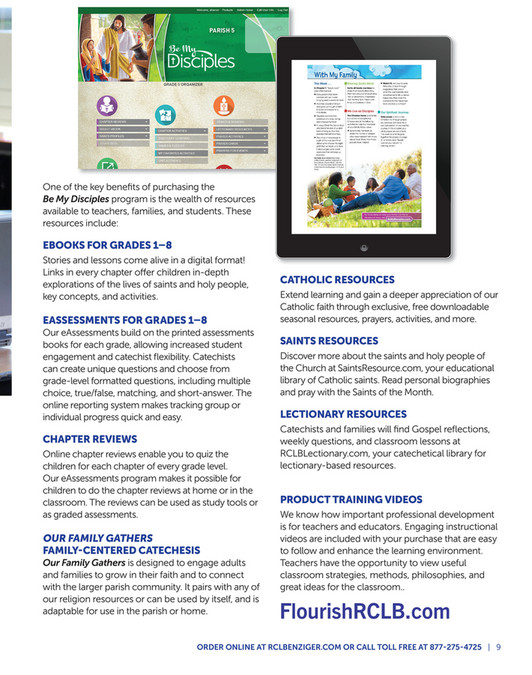 RCL Benziger - Be My Disciples Product Brochure - Parish - Page 8-9 ...