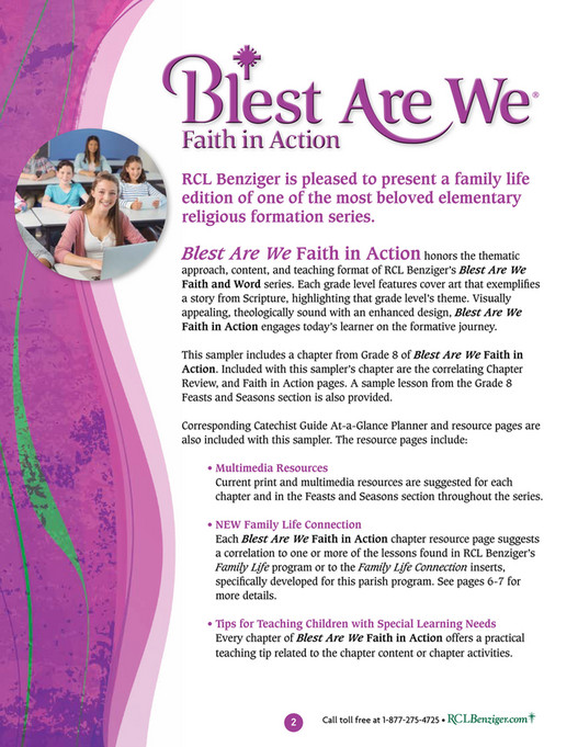 Blest Are We Faith in Action Family Life Connection Sampler - Page 2-3 ...